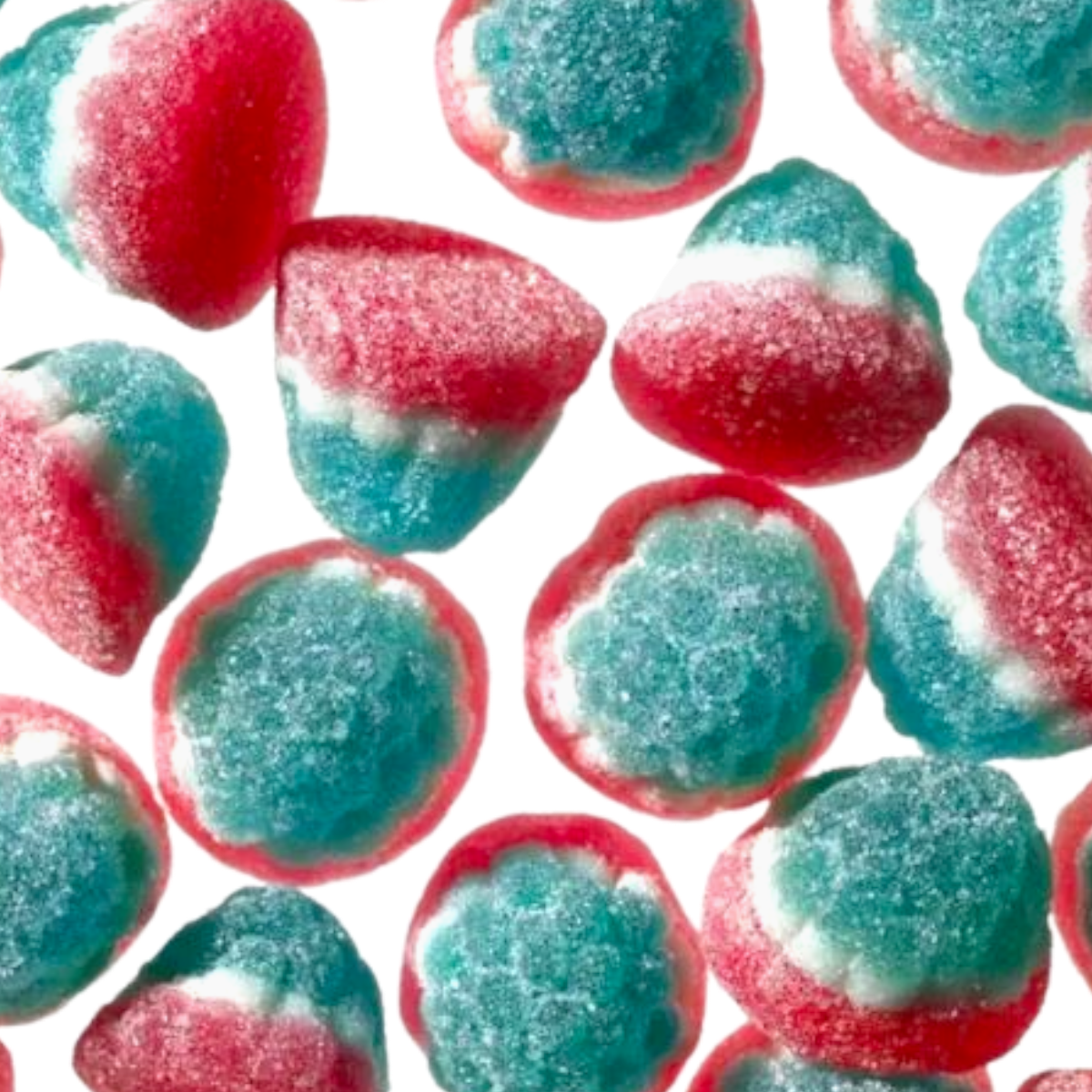 Gomme Tricolore Myrtille (100g) – Candy Space